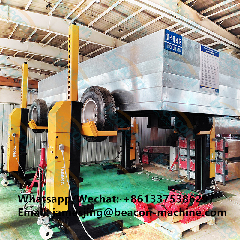 Four Cylinder Hydraulic Lift Portable 4 Post Car Parking Lifter For Car ...