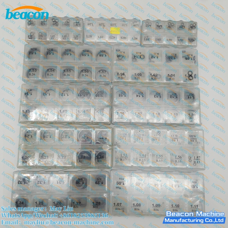 Full Range Of Fuel Injector Flow Rate Adjustment Shims Kit